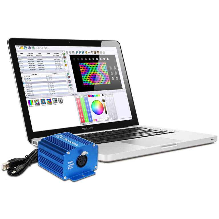 Chromateq LP512 DMX Interface with Software and IR Remote - Anthonys Music
